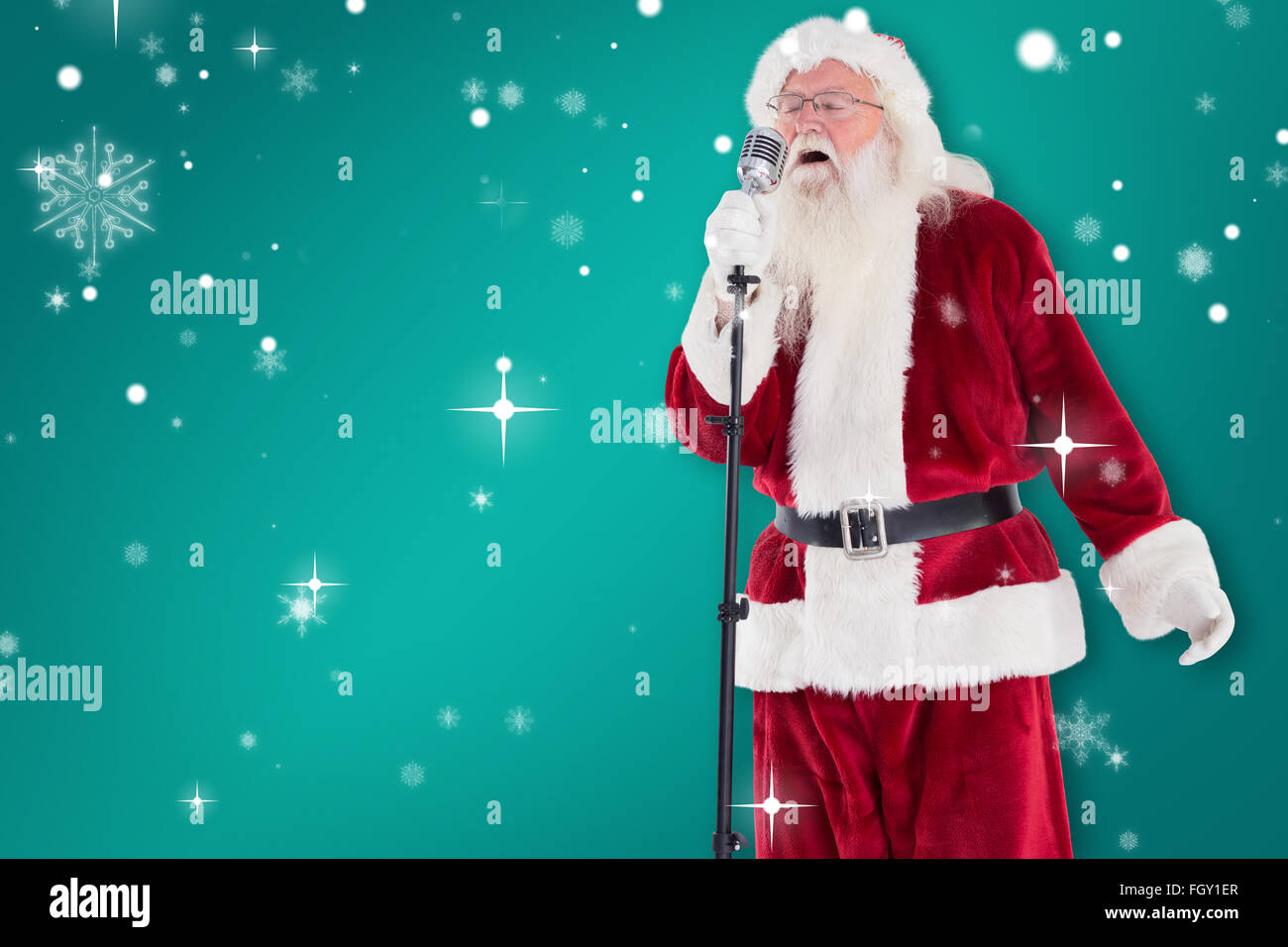 Man dress like santa hi-res stock photography and images - Alamy