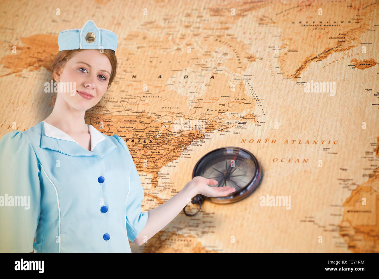 Air hostess retro hi-res stock photography and images - Alamy