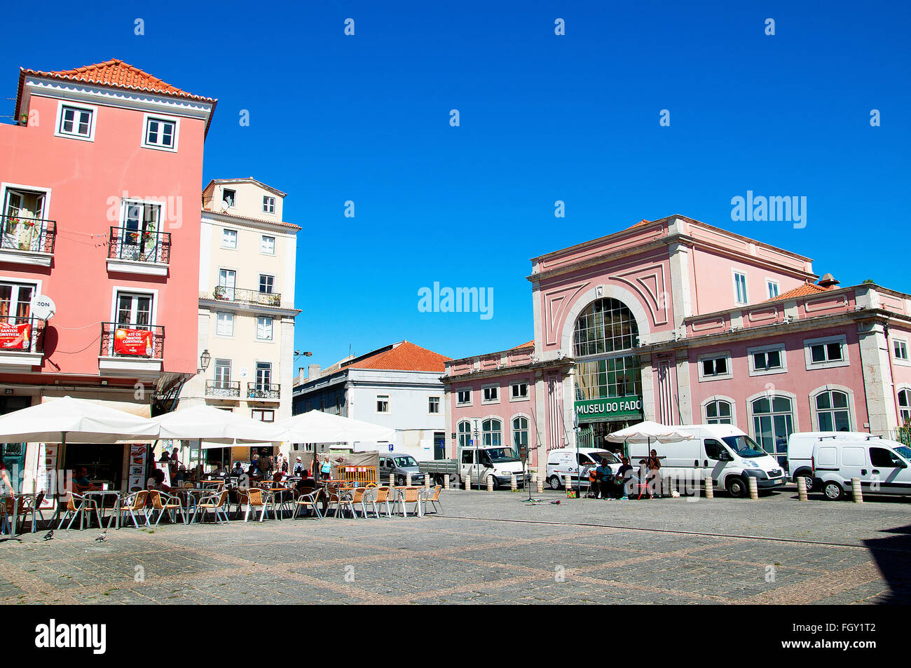 The Museum of Fado which is traditional singing in the Alfama District ...