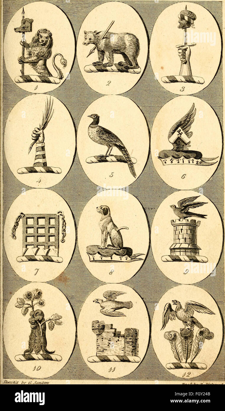 A comprehensive guide to British crests, detailing the heraldic symbols ...