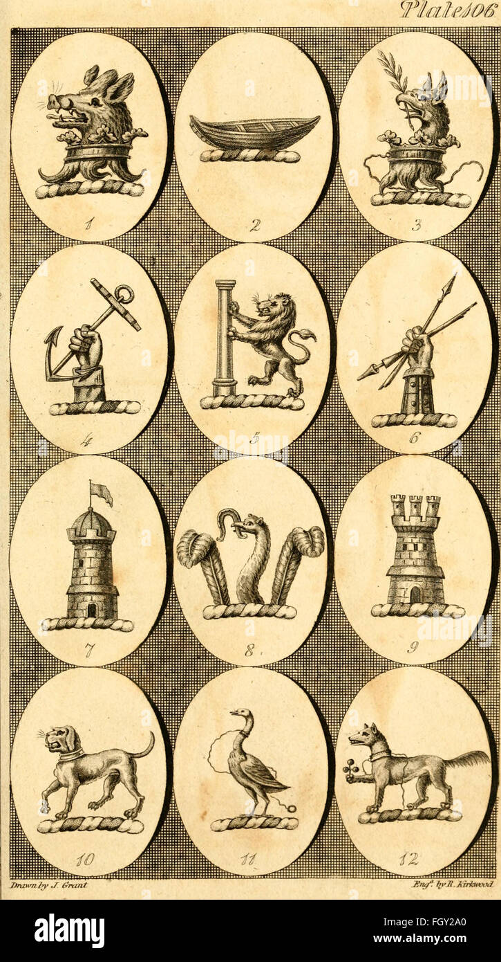 British crests - containing the crests and mottos of the families of ...