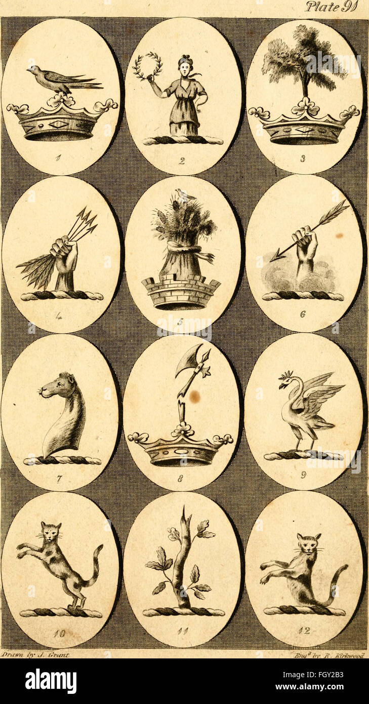 British crests - containing the crests and mottos of the families of ...