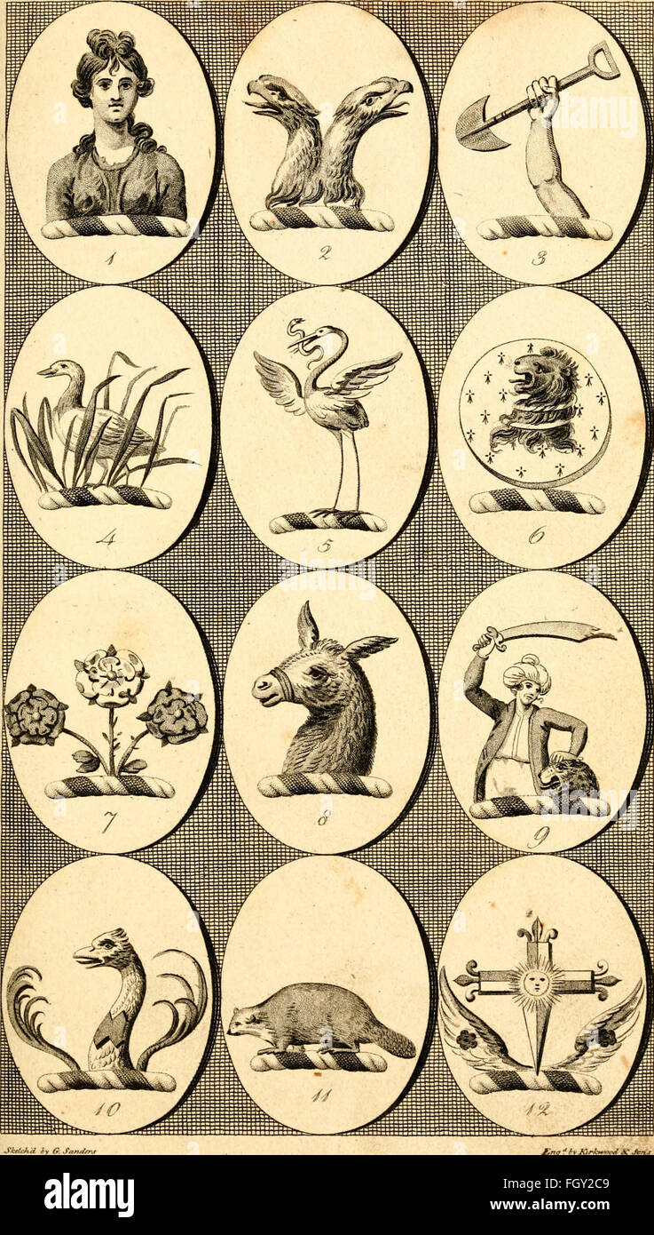 British crests - containing the crests and mottos of the families of ...