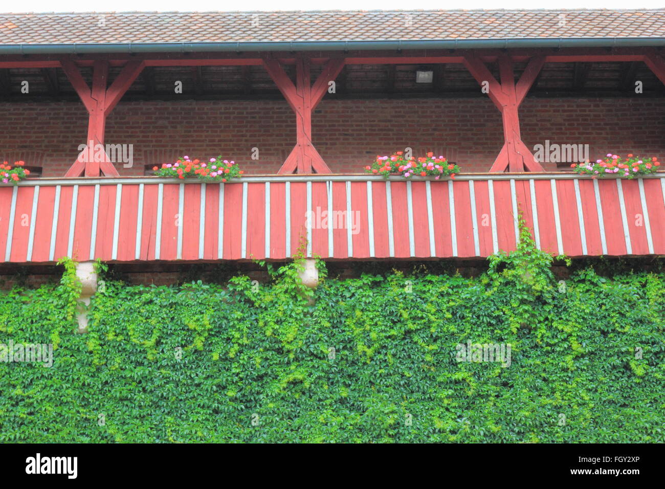 Interior of a medieval fortress of German city of Nuremberg Stock Photo ...