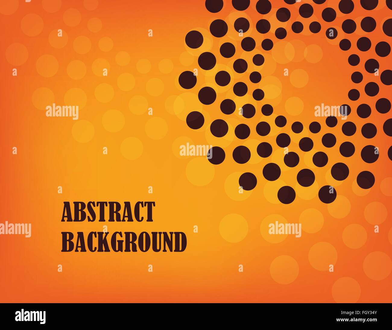 orange abstract background. vector Stock Vector Image & Art - Alamy
