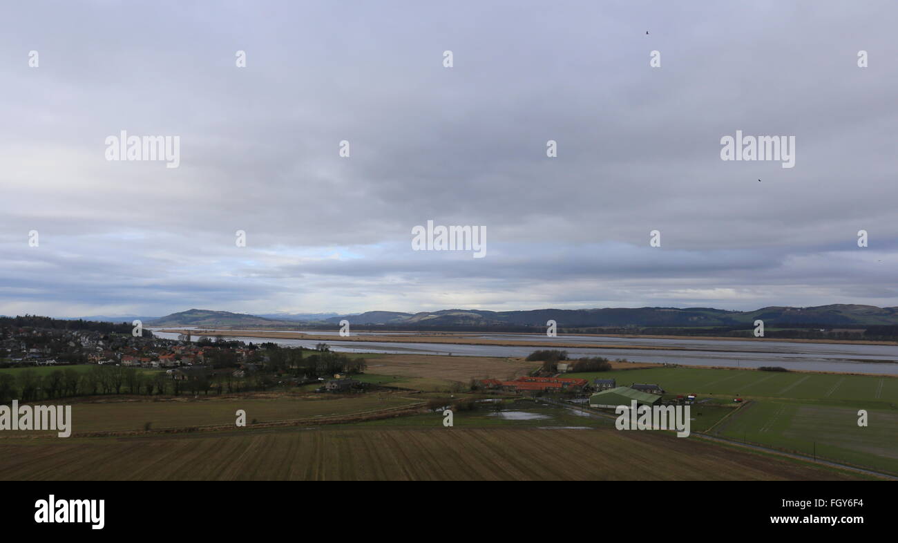 Tay estuary Newburgh Scotland February 2016 Stock Photo - Alamy