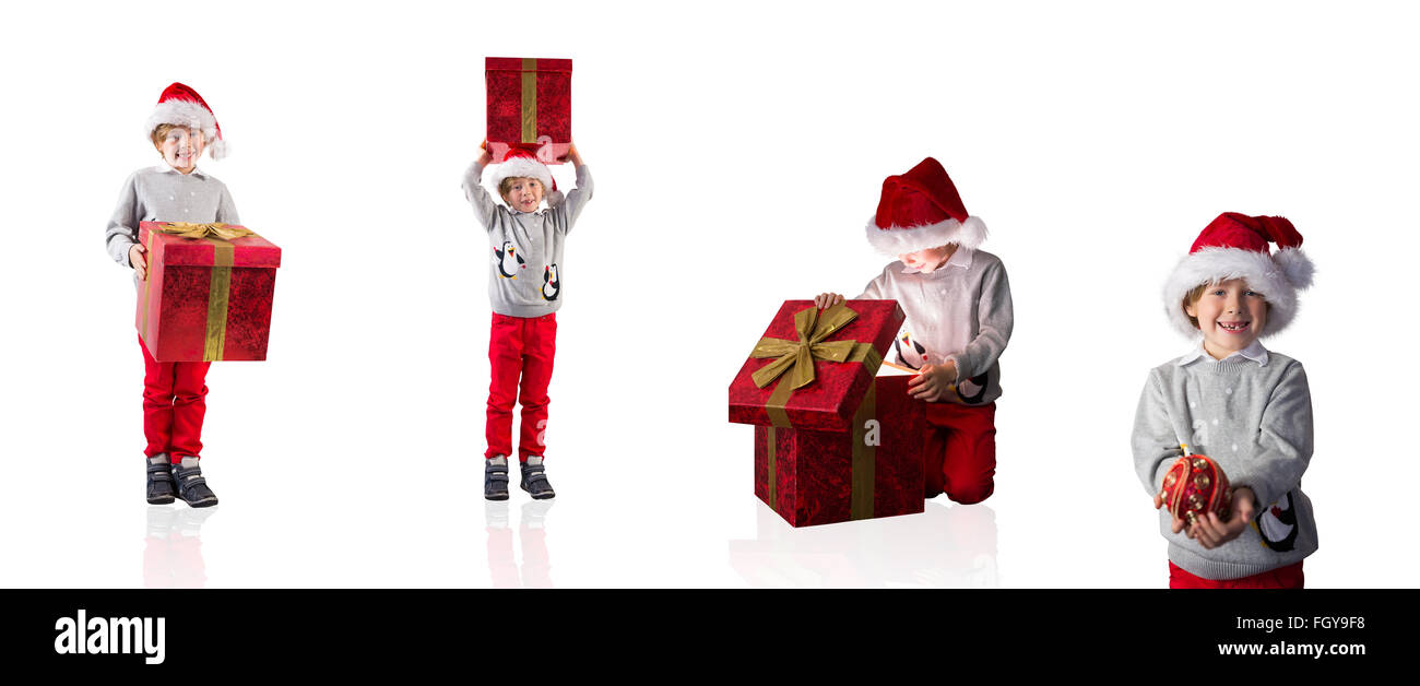 Composite image present Cut Out Stock Images & Pictures - Alamy