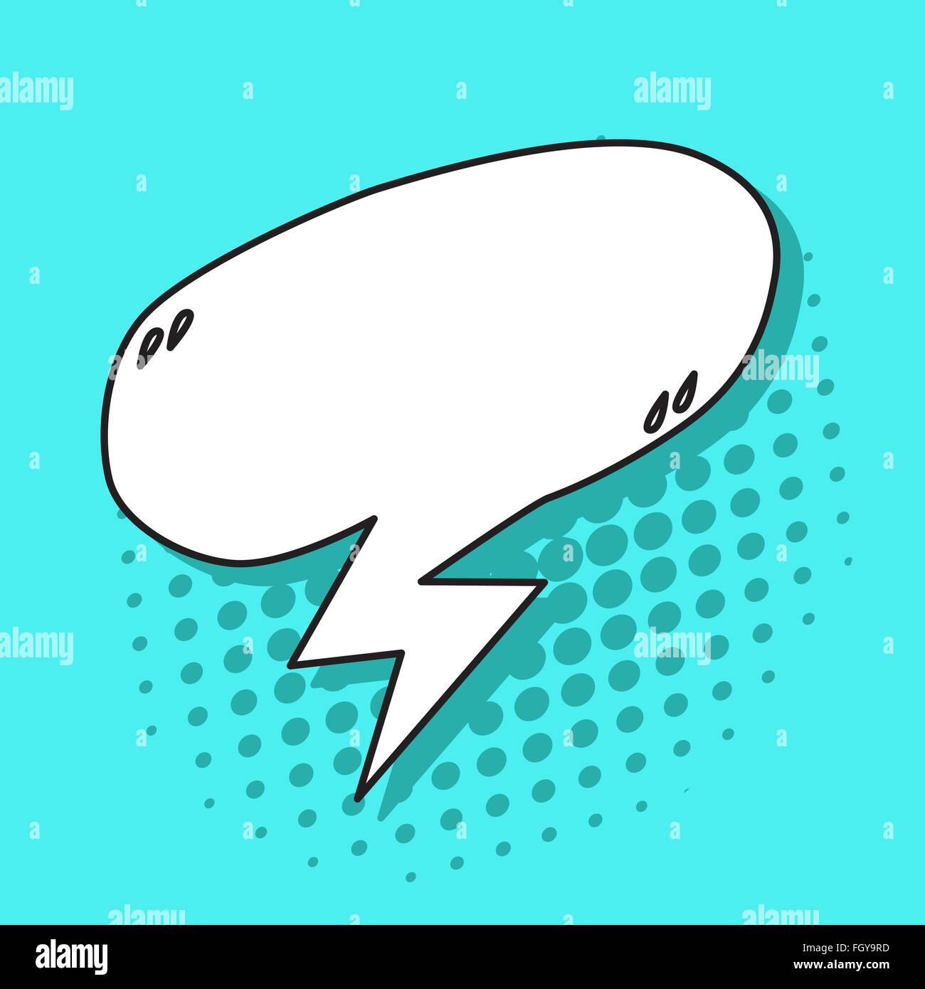 Pop art speech bubble Stock Vector Images - Alamy