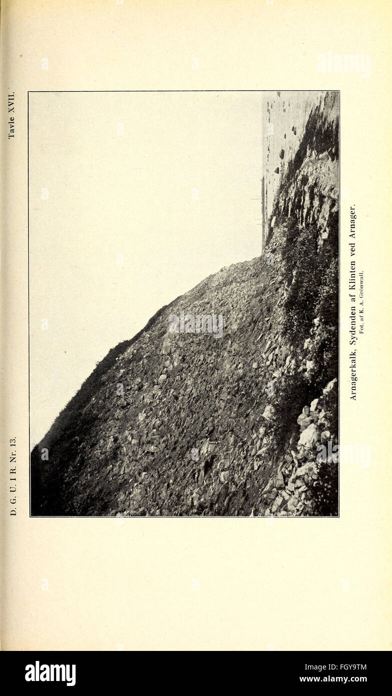 The 1916 work details geological surveys of Denmark, providing ...