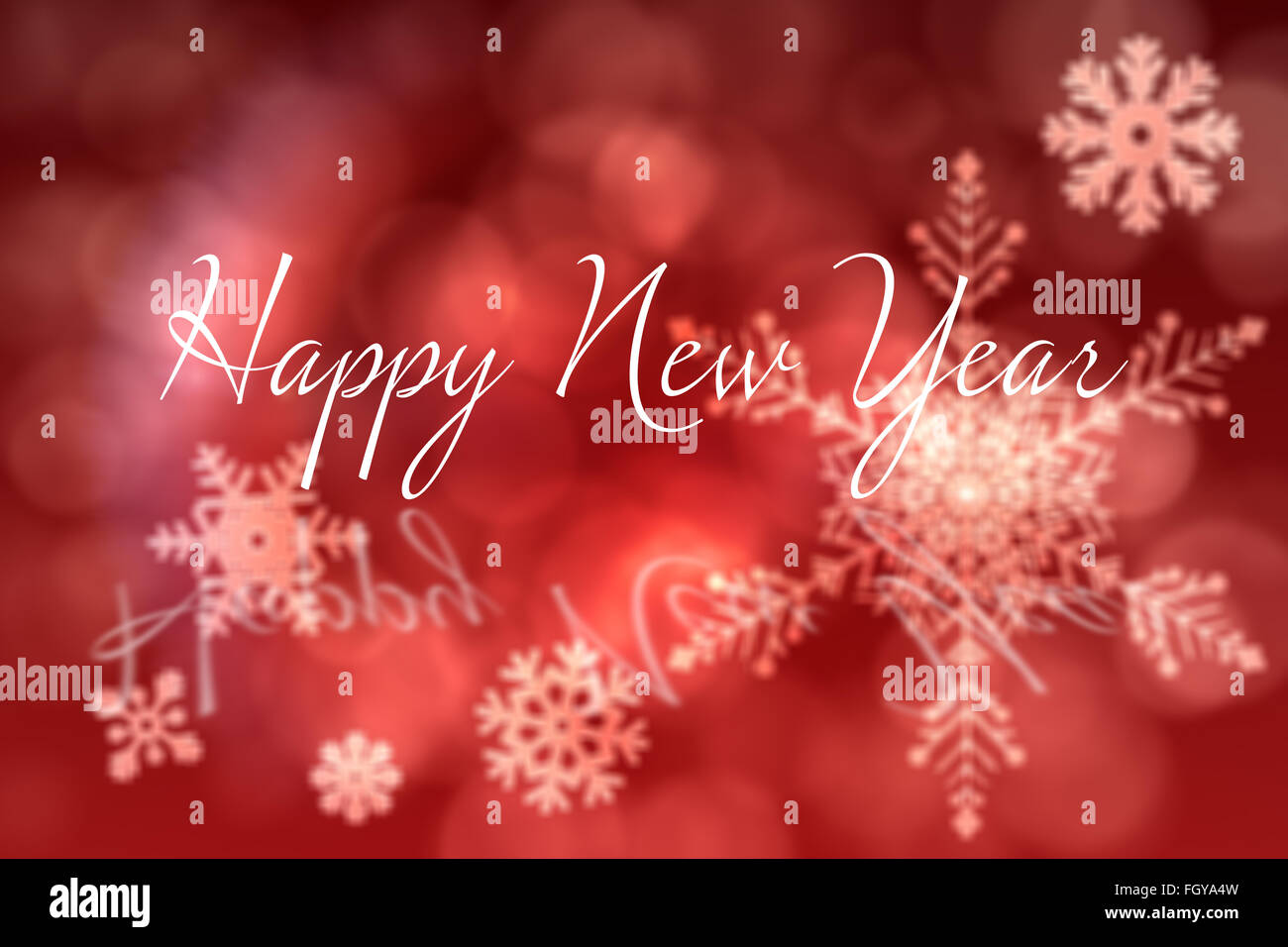Composite image of happy new year Stock Photo - Alamy