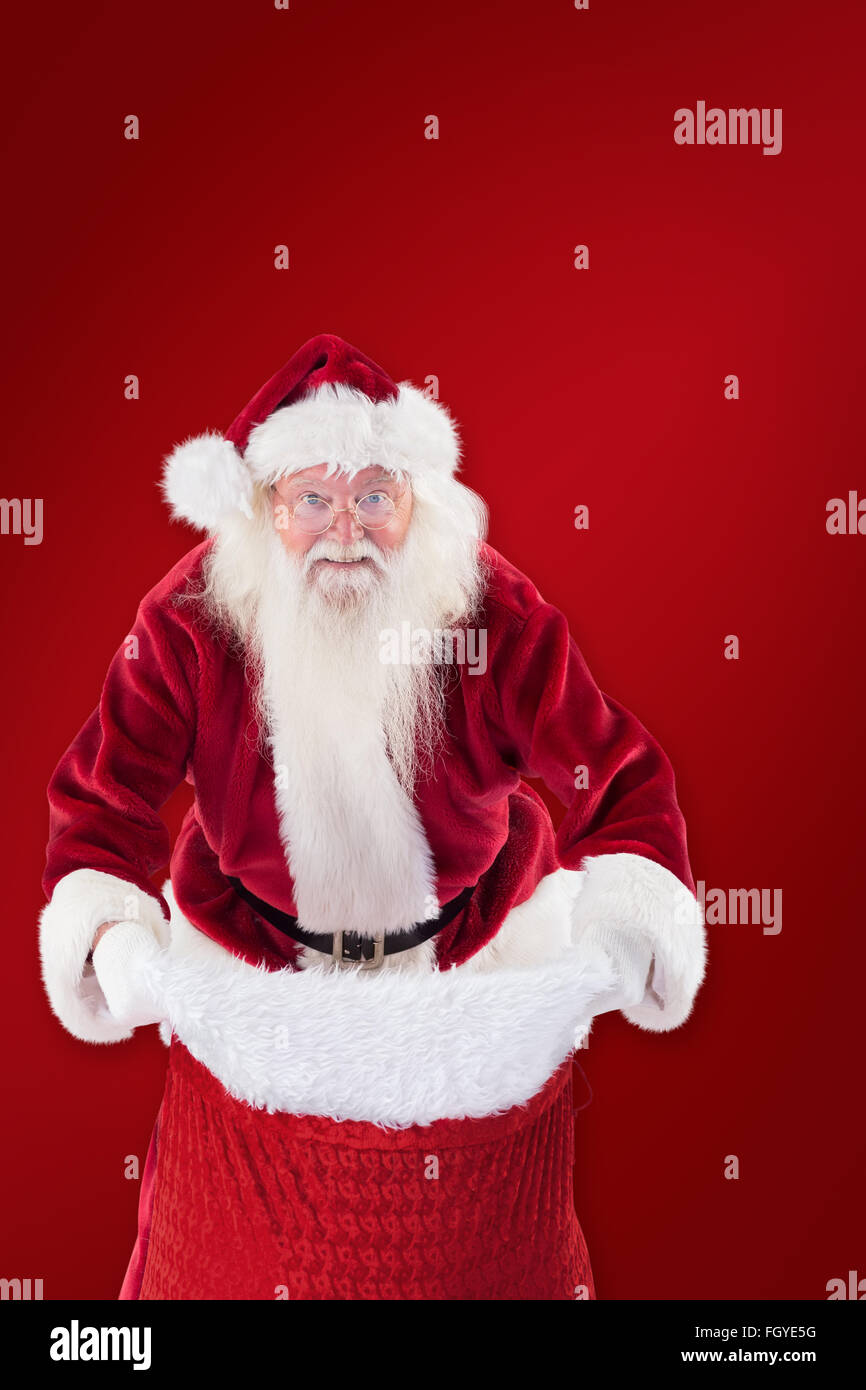 Open empty sack santa hi-res stock photography and images - Alamy
