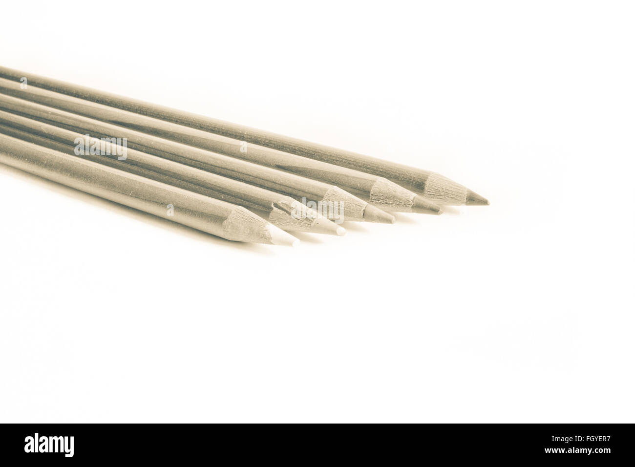 Children colored pencils drawing Cut Out Stock Images & Pictures - Alamy