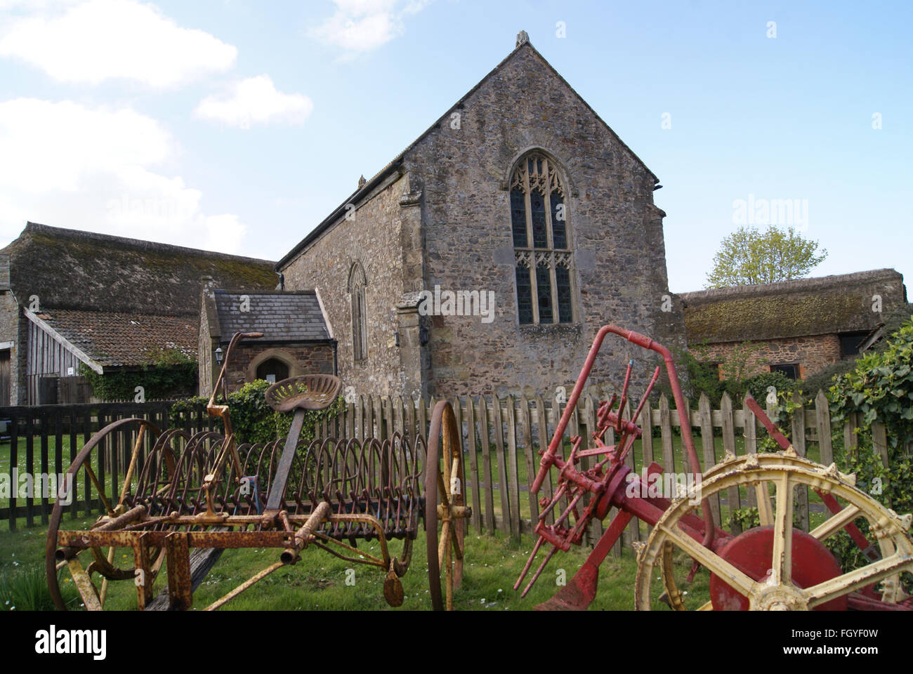 Old stone church Stock Photo - Alamy