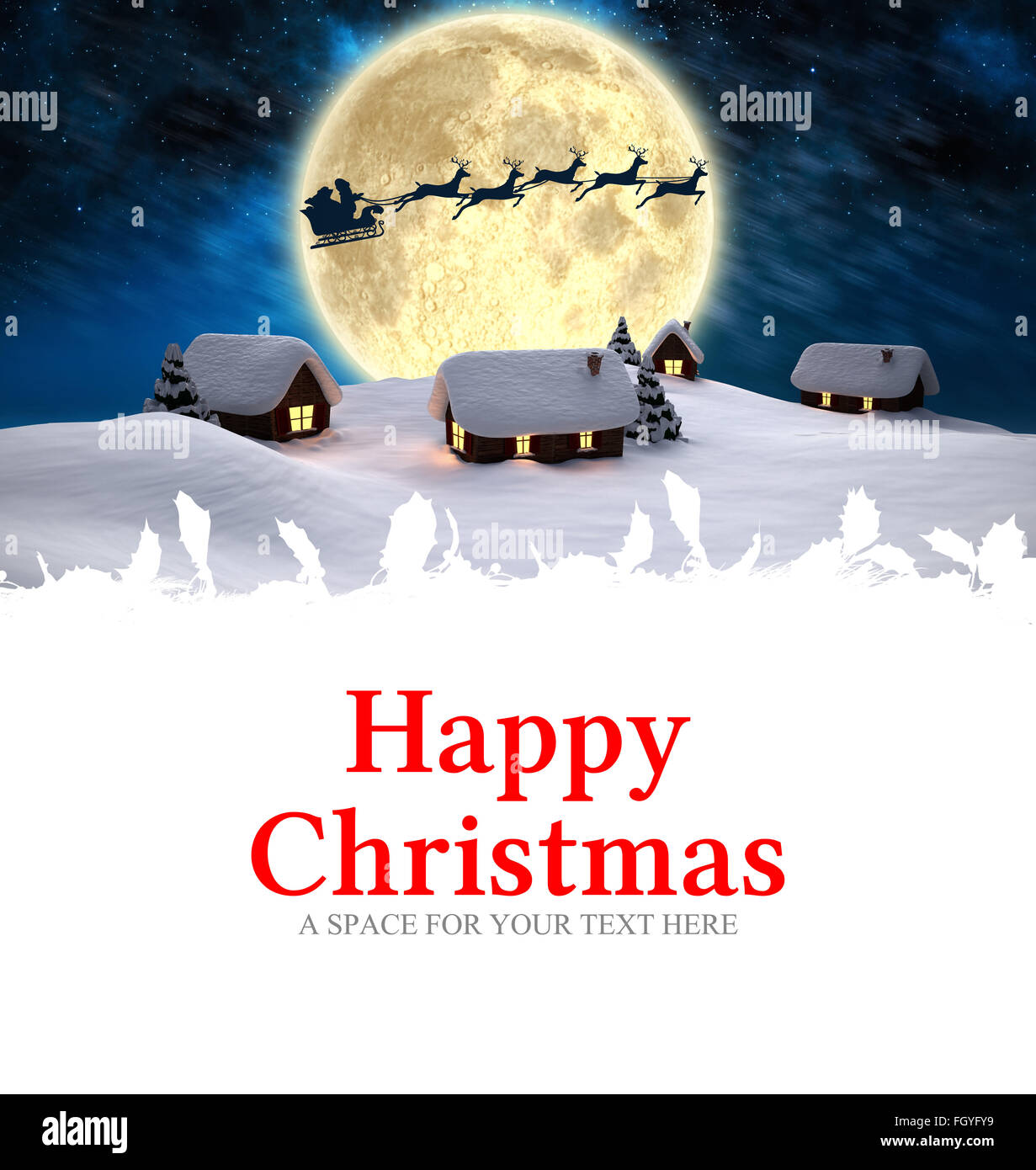 Jumping reindeer christmas lights hi-res stock photography and images ...