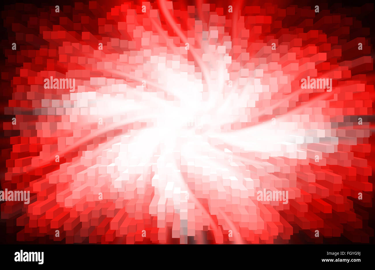 abstract red color background with motion blur and square pattern Stock ...