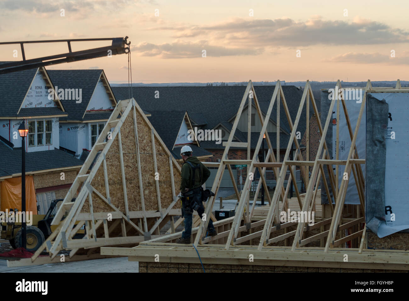 exterior house construction Stock Photo - Alamy