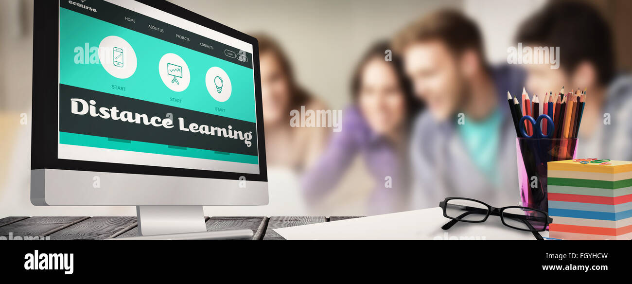 Composite image of computer screen Stock Photo - Alamy