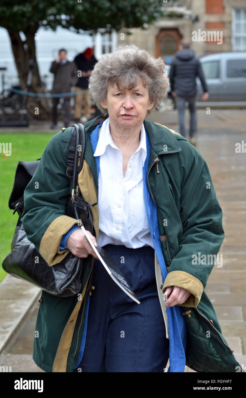 London, UK, 22 February 2016, Ruth Jane Lea CBE political economist and ...
