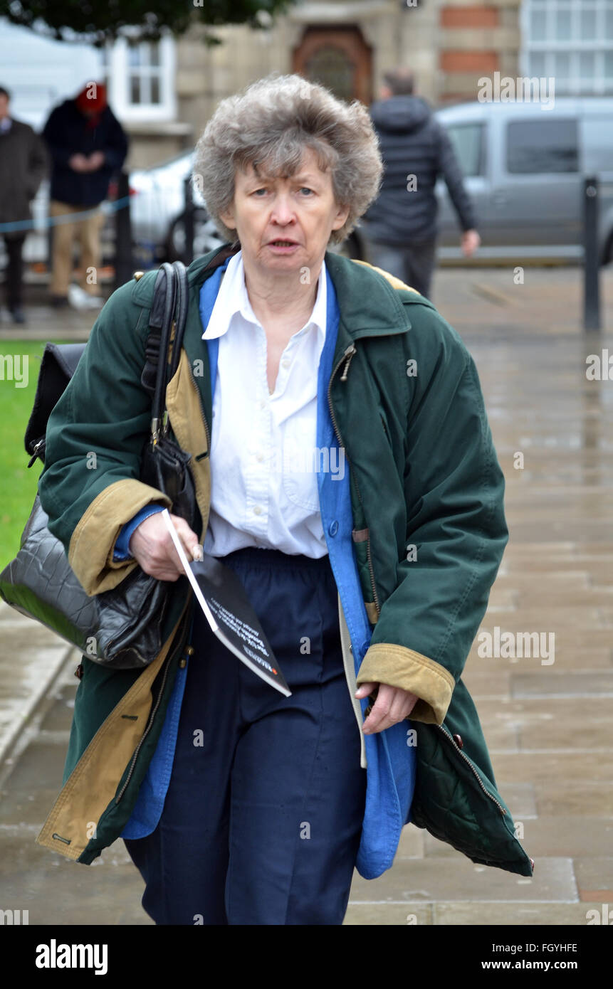 London, UK, 22 February 2016, Ruth Jane Lea CBE political economist and ...