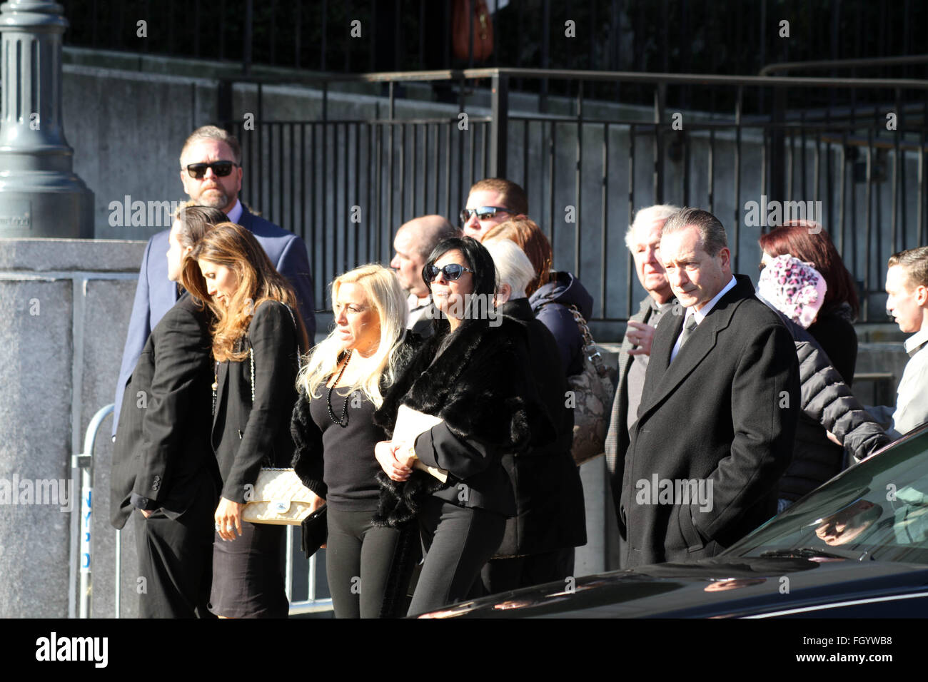 New York, USA. 21st Feb, 2016. Funeral for Angela '' Big Ang '' Raiola ...