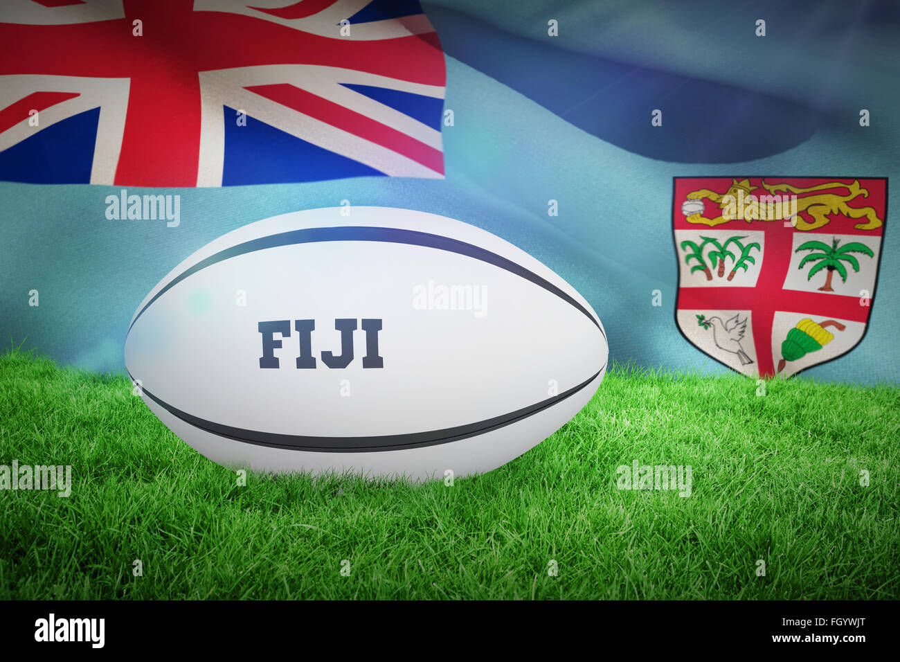 Fiji rugby flag hi-res stock photography and images - Alamy