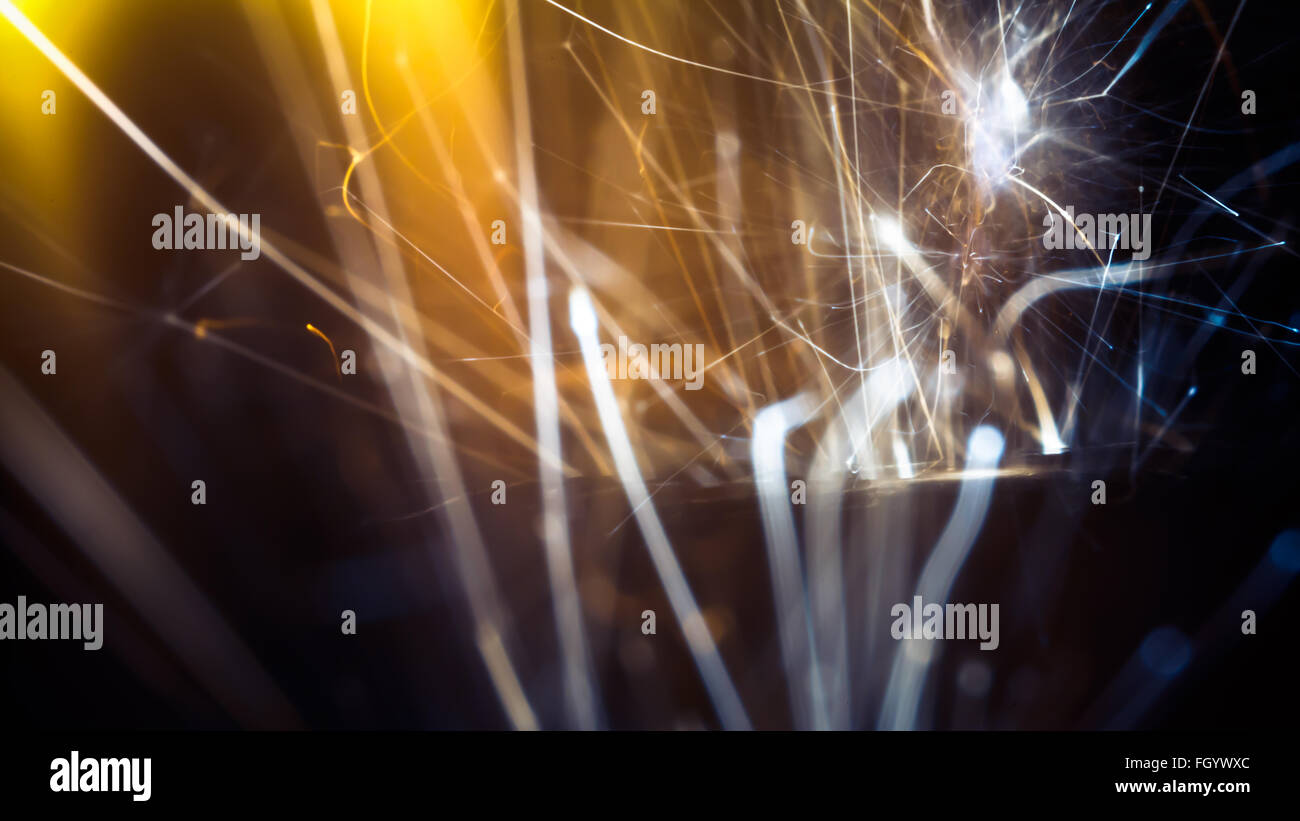 Colored flint sparks Stock Photo - Alamy