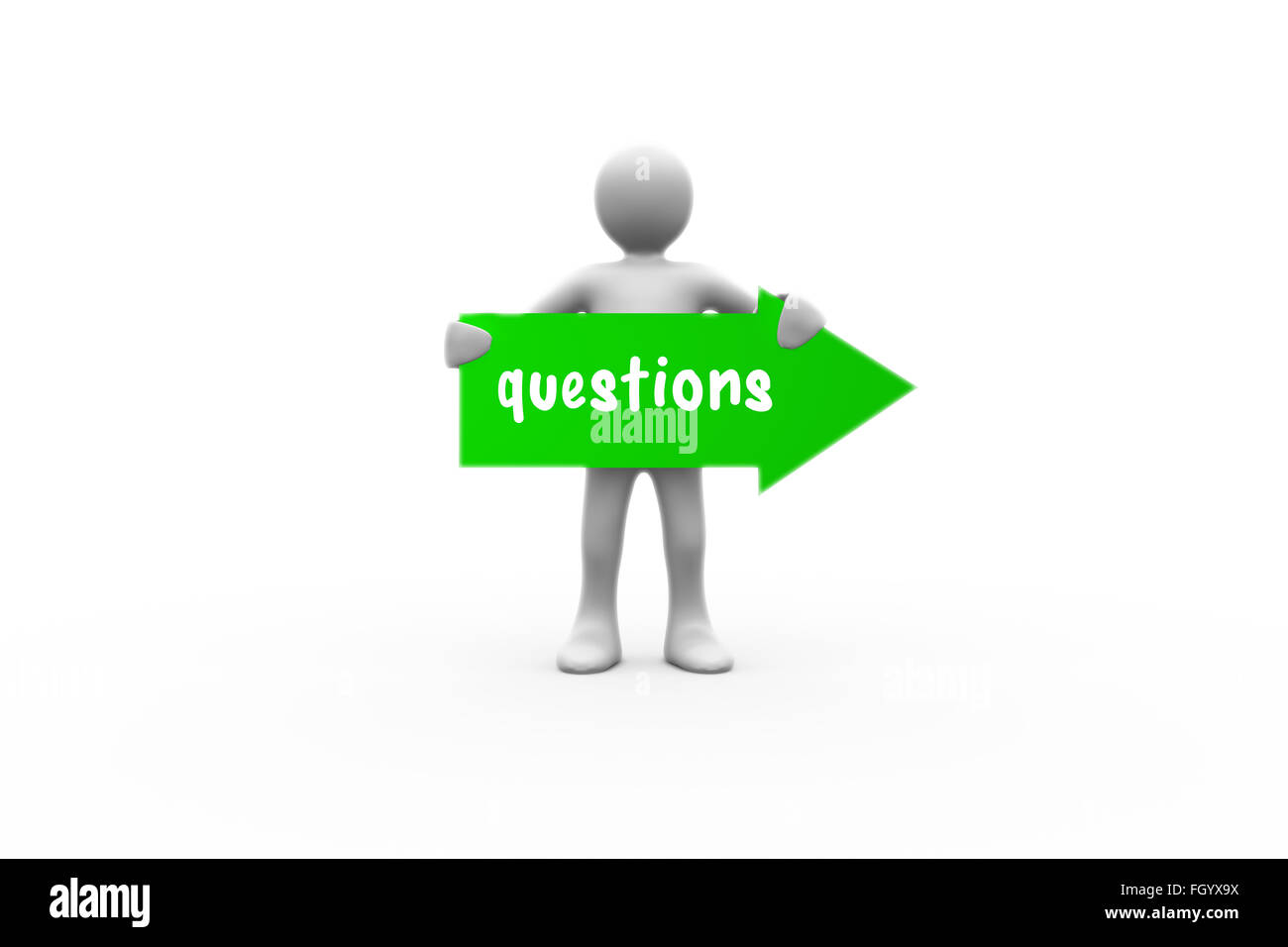 Questions against white background with vignette Stock Photo - Alamy