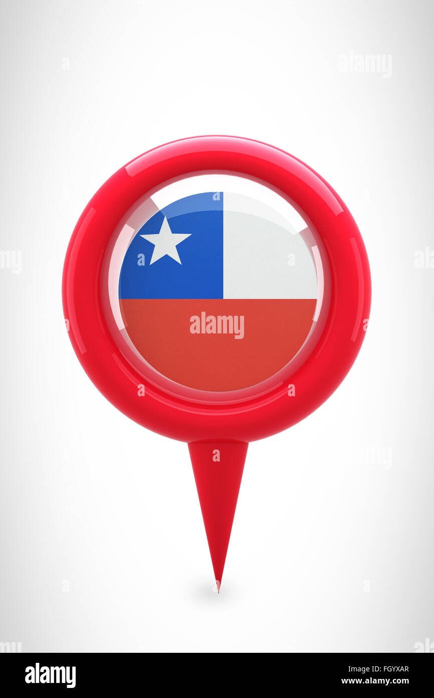 Map showing chile hi-res stock photography and images - Alamy