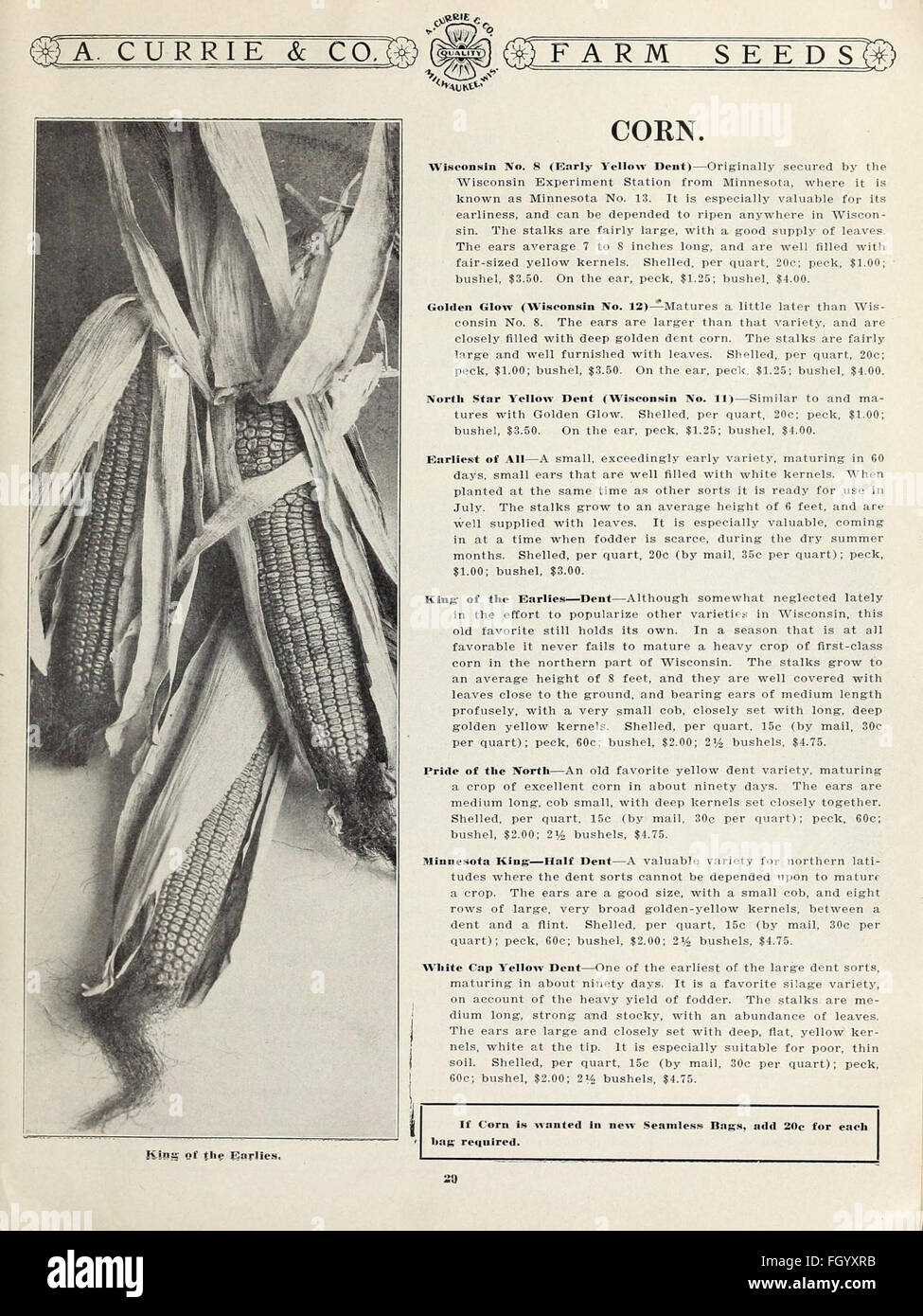 A selection of seeds for gardening and farming, offering various ...