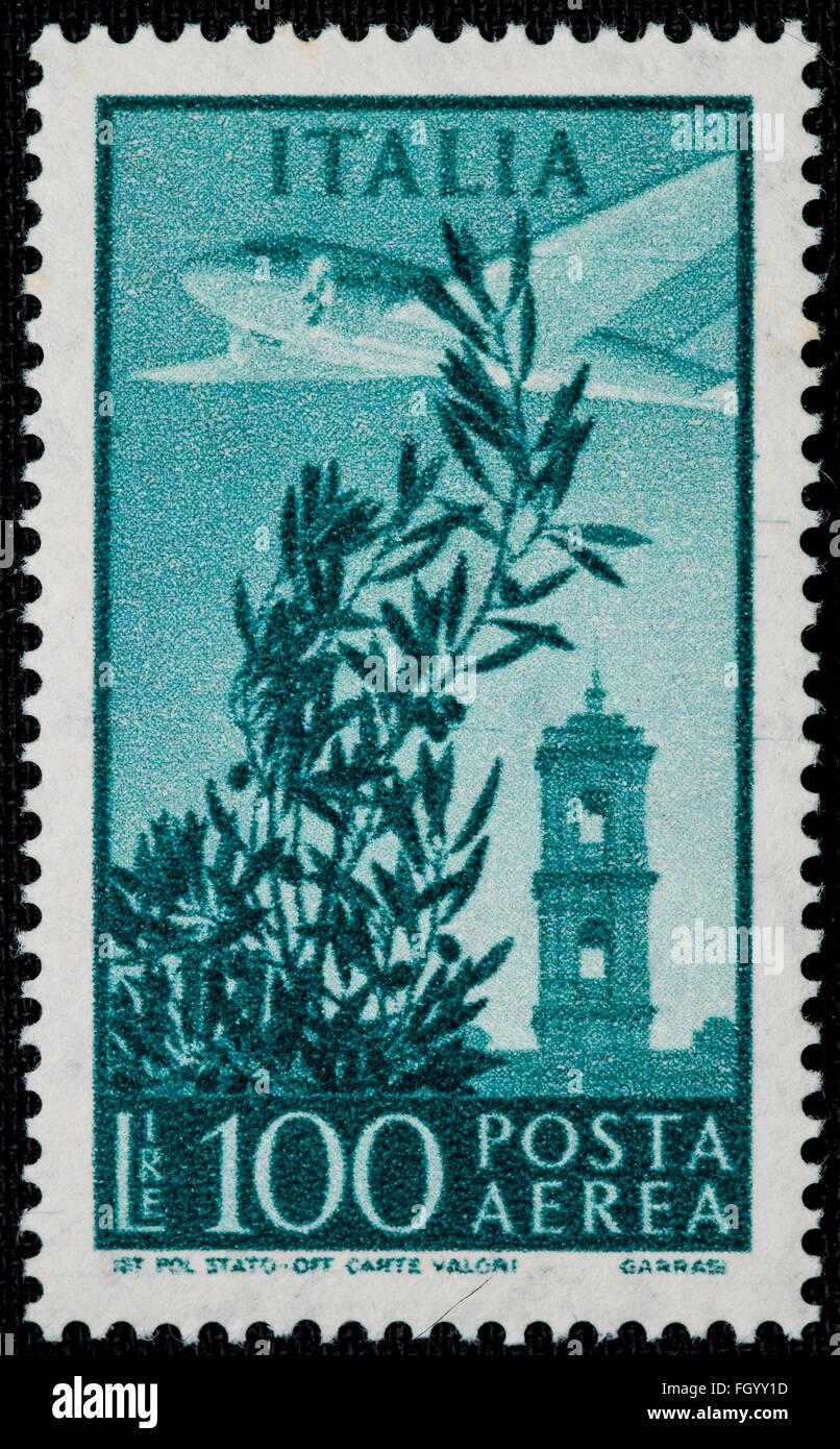 Italian stamp 100 lire hi-res stock photography and images - Alamy
