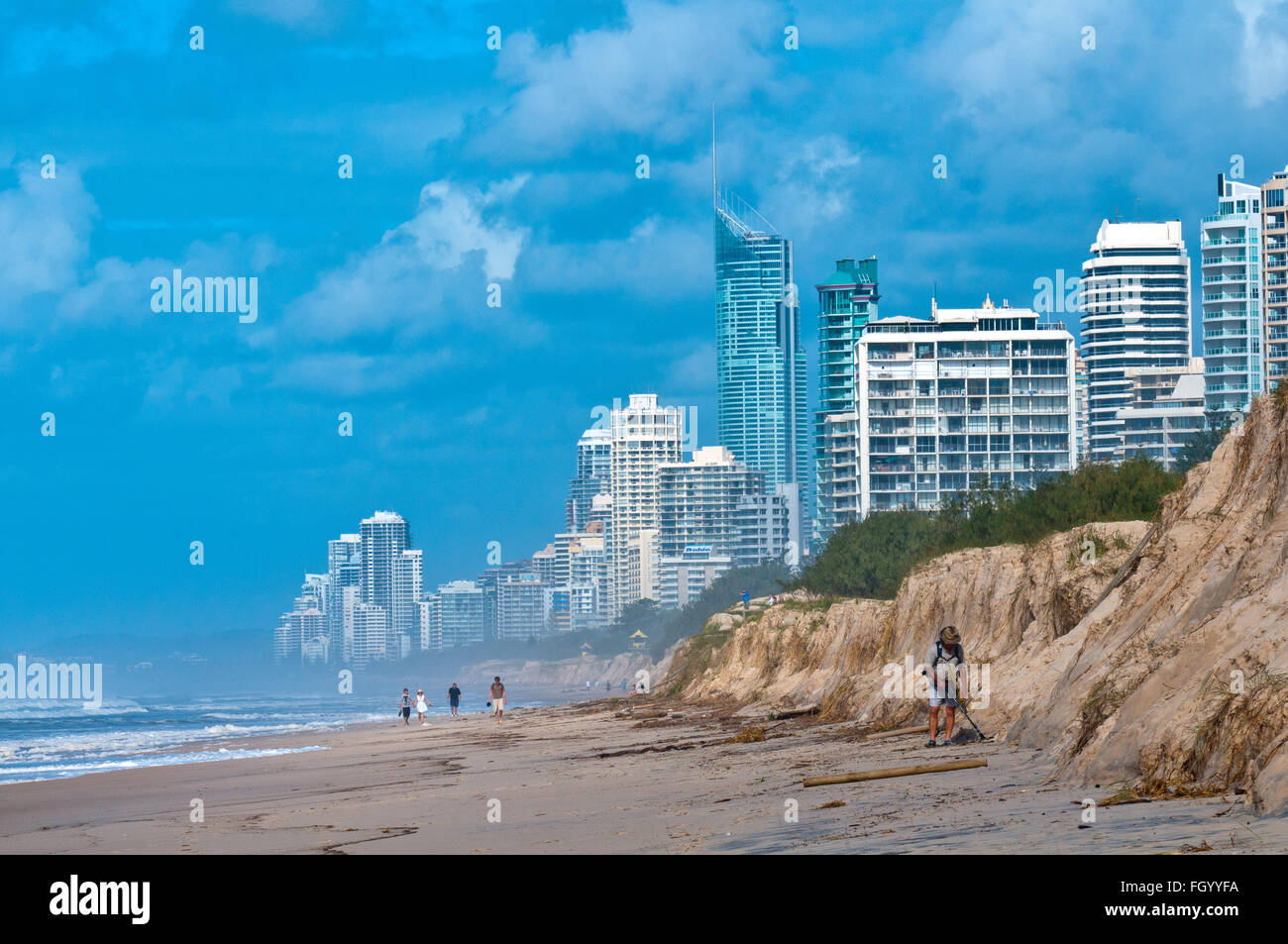 Beach, beach erosion, sand, damage, sand dunes, dunes Stock Photo - Alamy