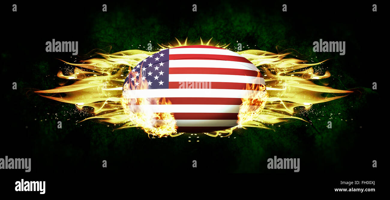 Composite image of usa rugby ball Stock Photo - Alamy
