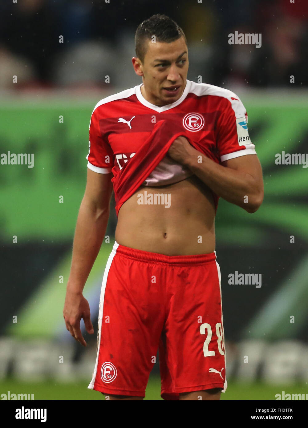 Duesseldorf, Germany. 22nd February, 2016. Fortuna Duesseldorf vs 1. FC ...