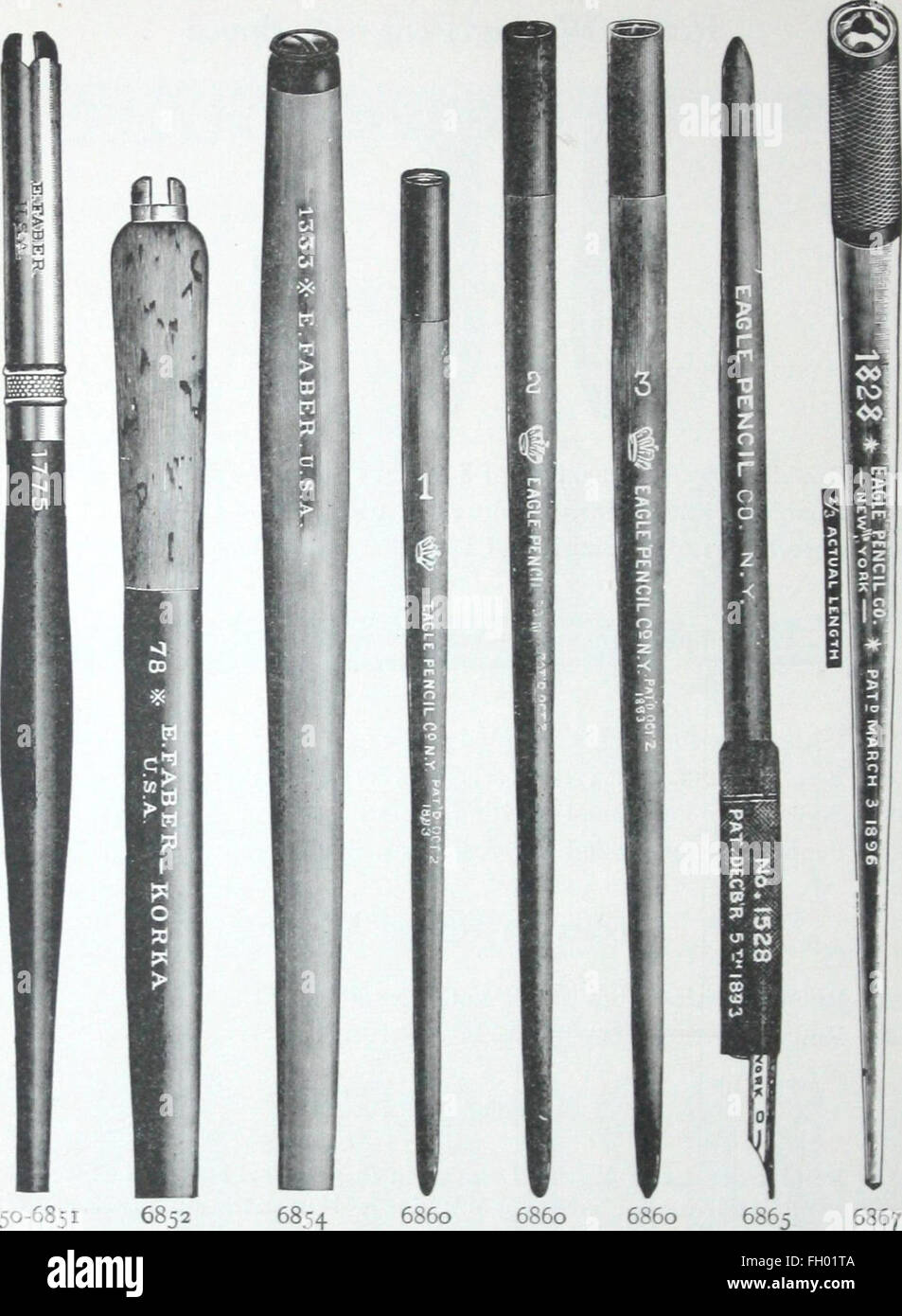 An illustrated catalog detailing a variety of drawing papers, sun print ...