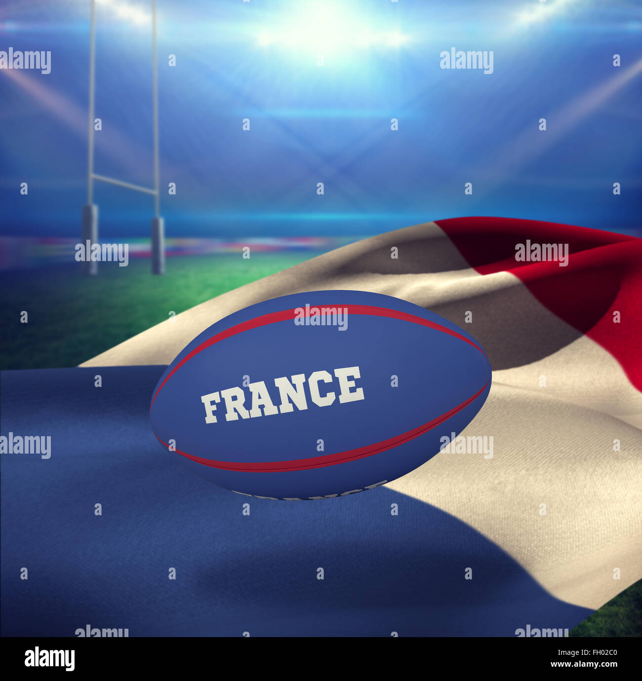 Blue rugby ball france hi-res stock photography and images - Alamy