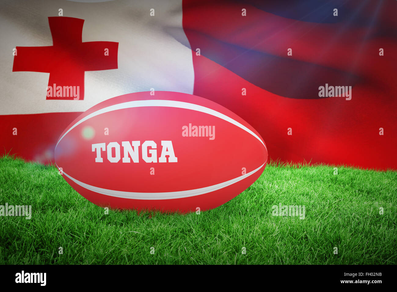 Composite image of tonga rugby ball Stock Photo - Alamy