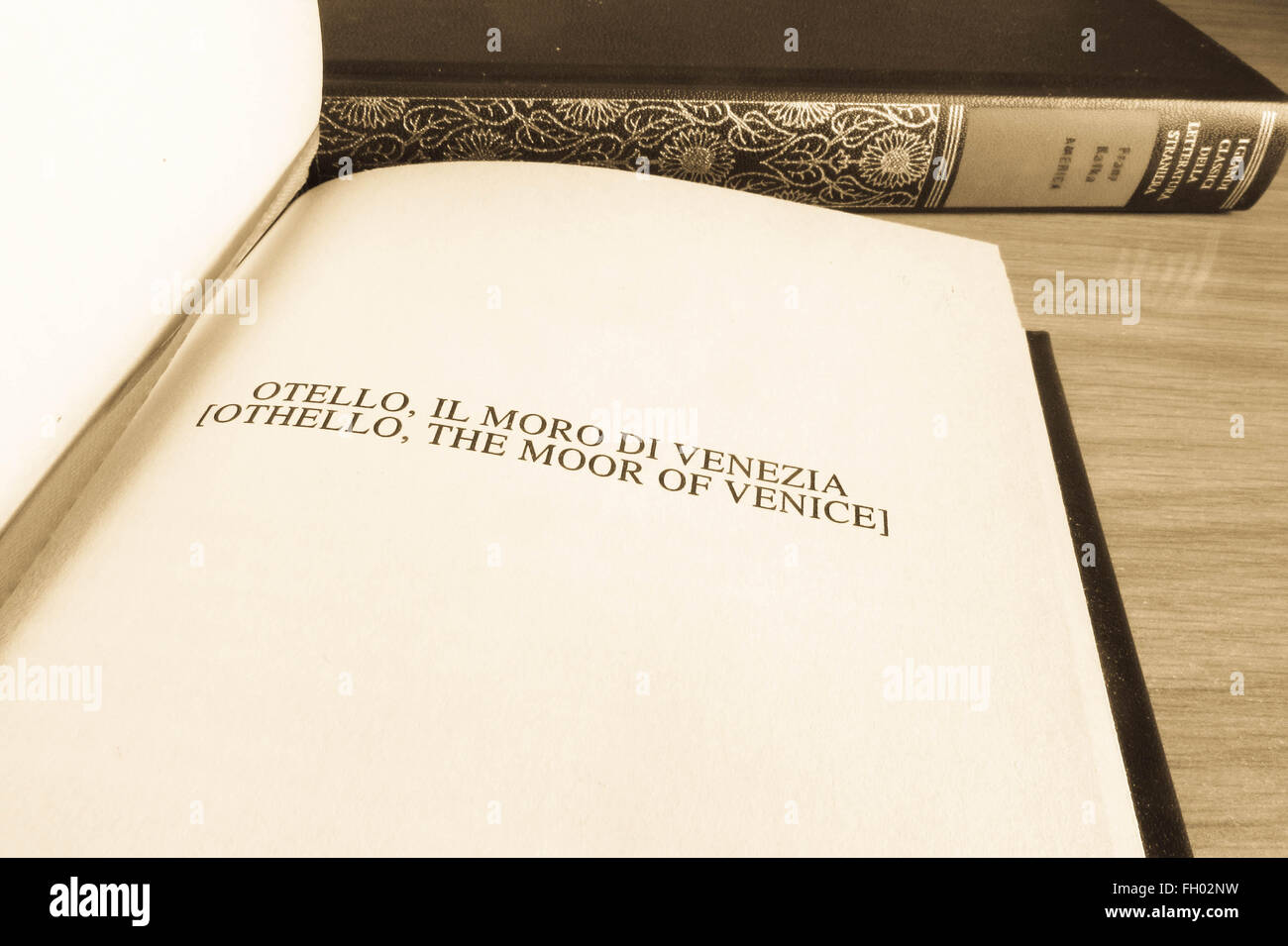 William Shakespeare literature: Othello, the moor of Venice Stock Photo ...