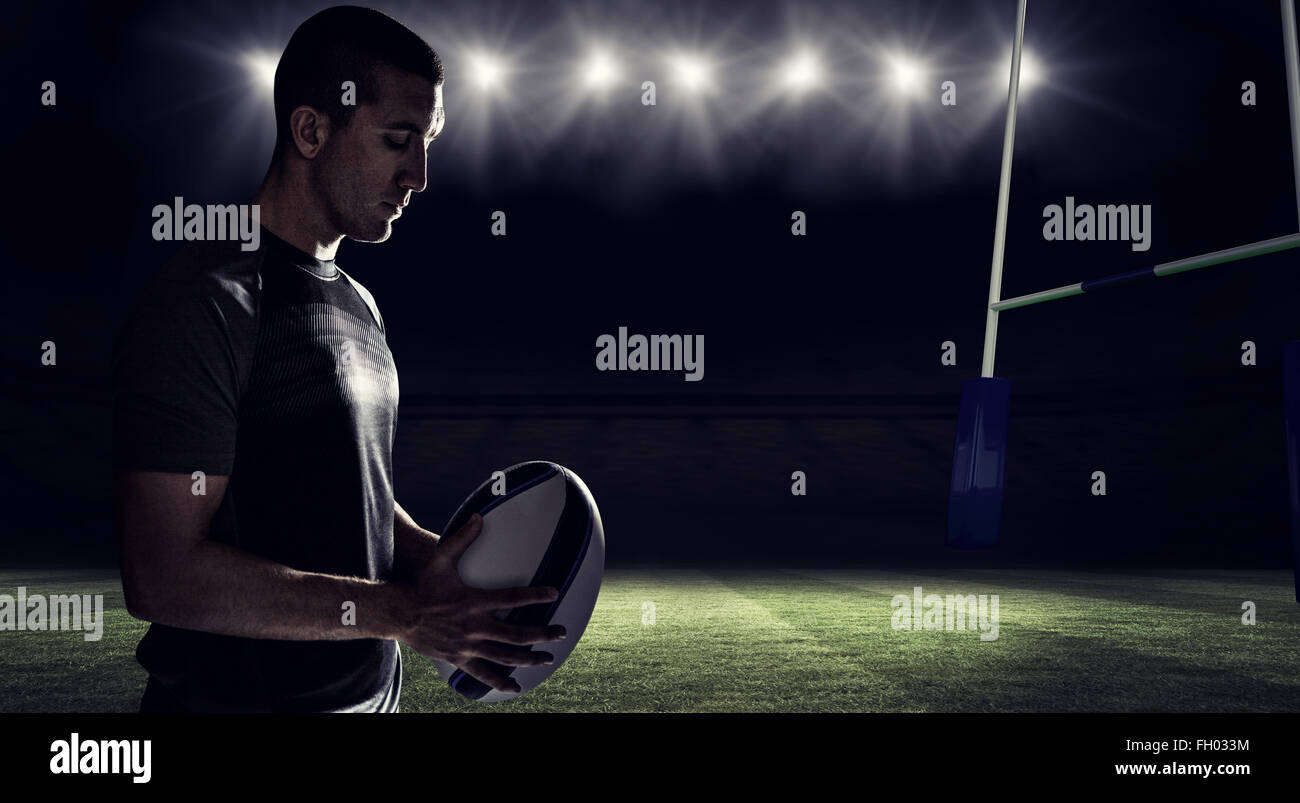 Man fitness thinking stadium hi-res stock photography and images - Alamy