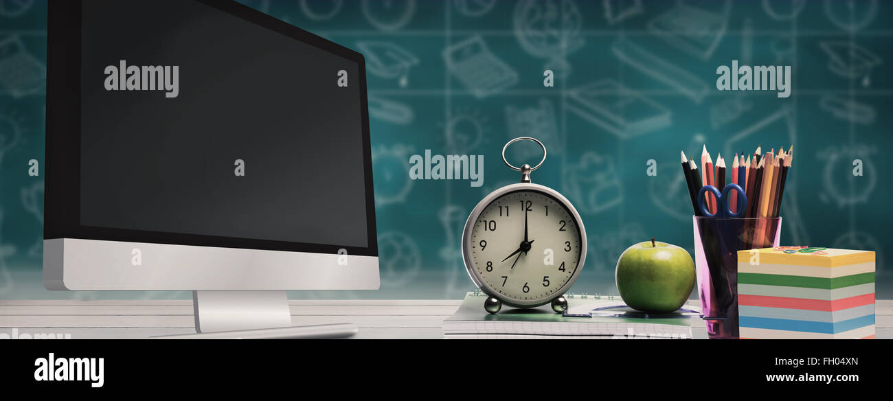 Composite image of computer screen Stock Photo - Alamy