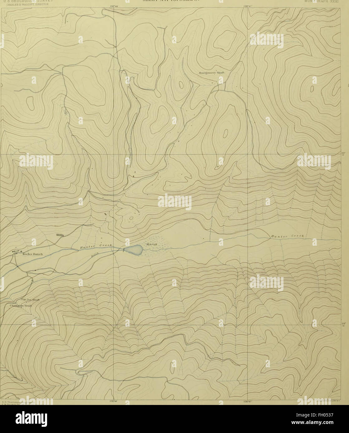 Map of aspen colorado hi-res stock photography and images - Alamy