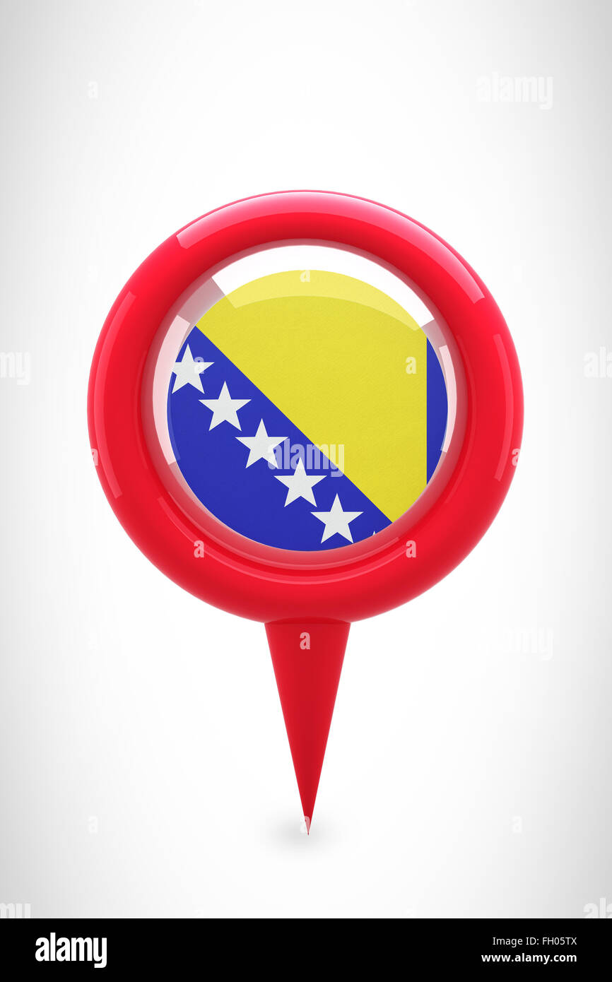 Composite image of close-up of map marker Stock Photo - Alamy