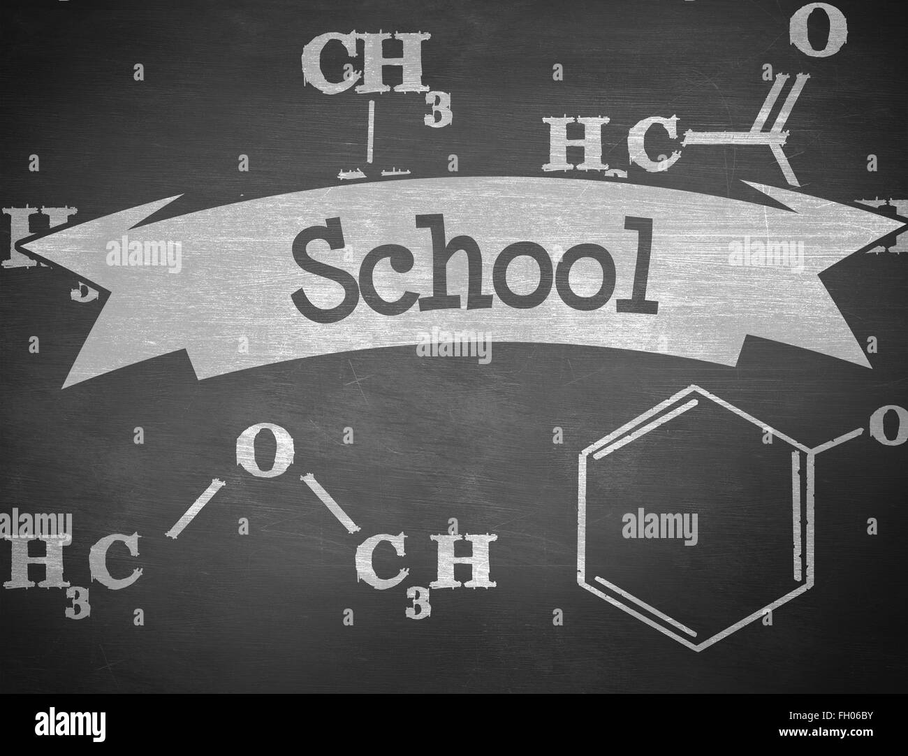 School against black background Stock Photo - Alamy
