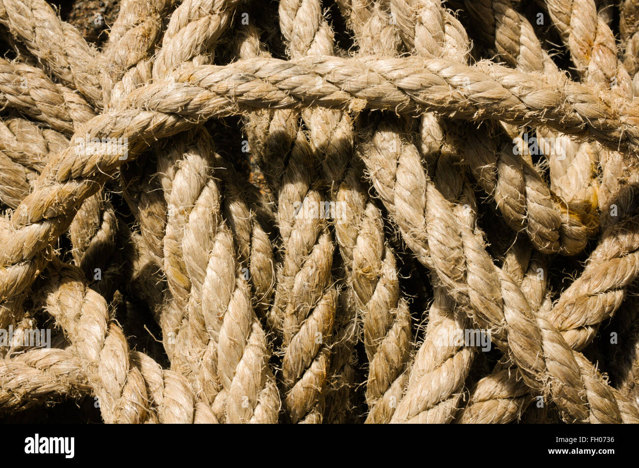 Old rope hi-res stock photography and images - Alamy