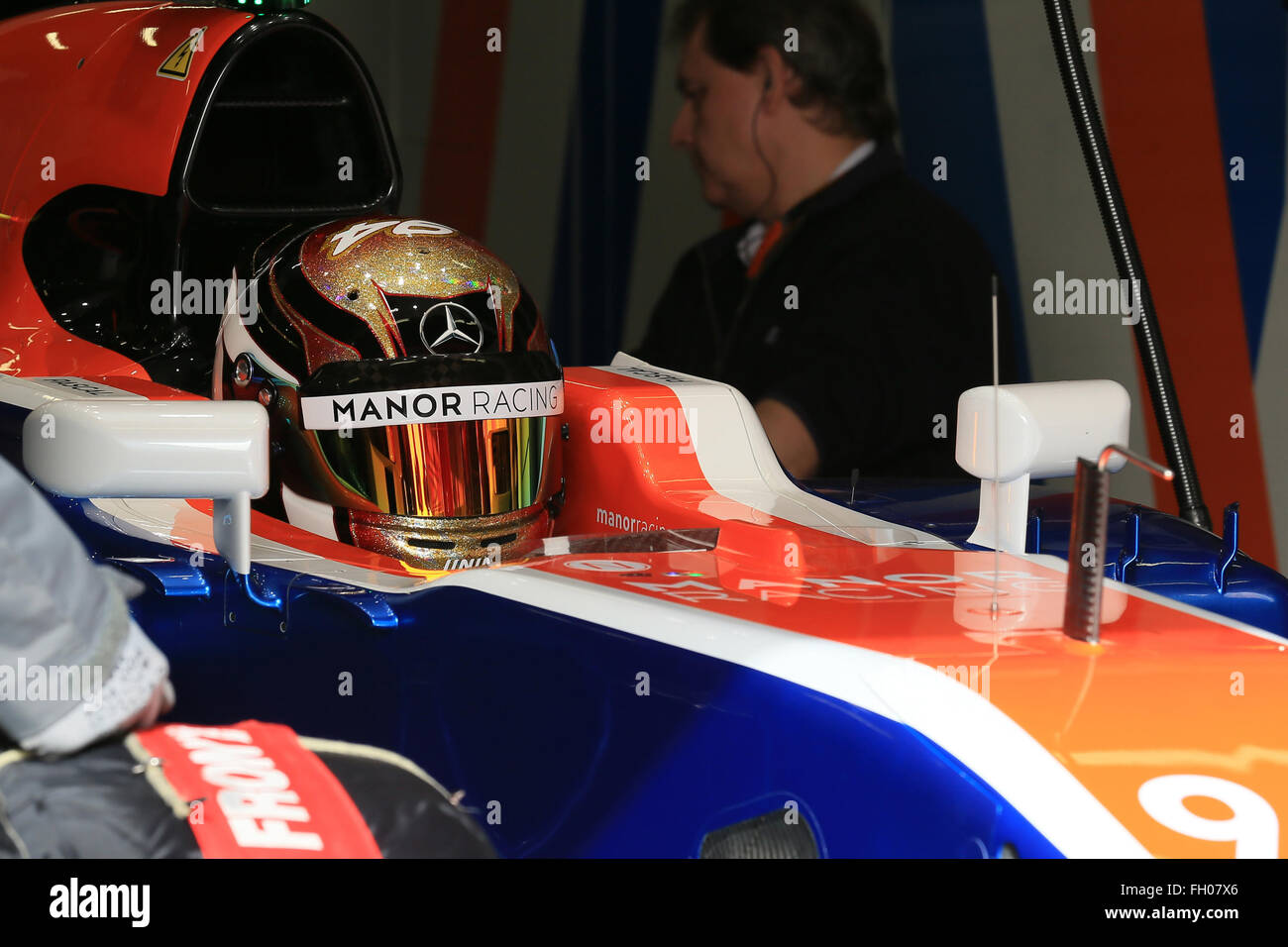 Barcelona, Spain. 22nd Feb, 2016. Manor Racing MRT05 – Pascal Wehlein ...