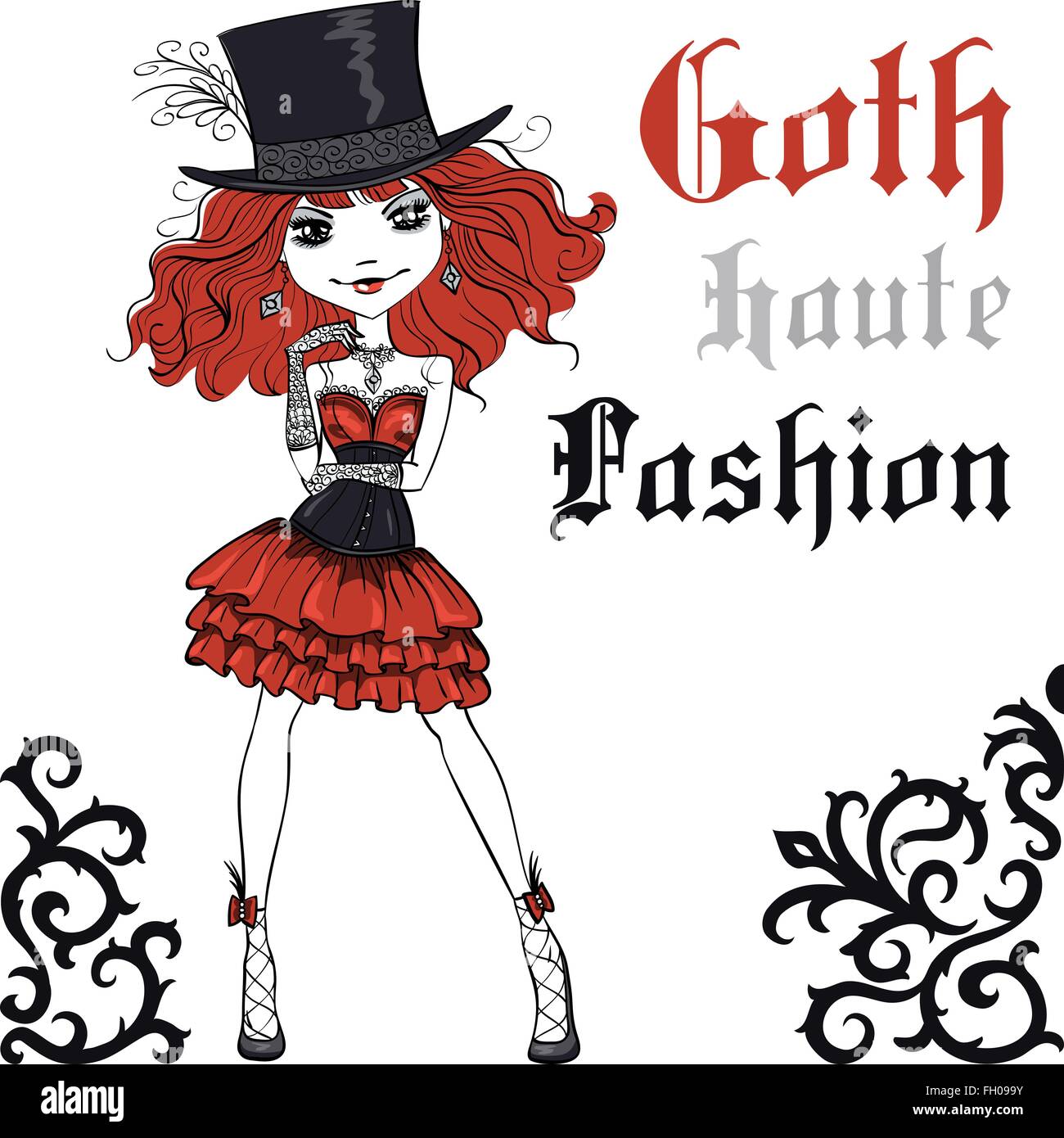 Leather corset Stock Vector Images - Alamy