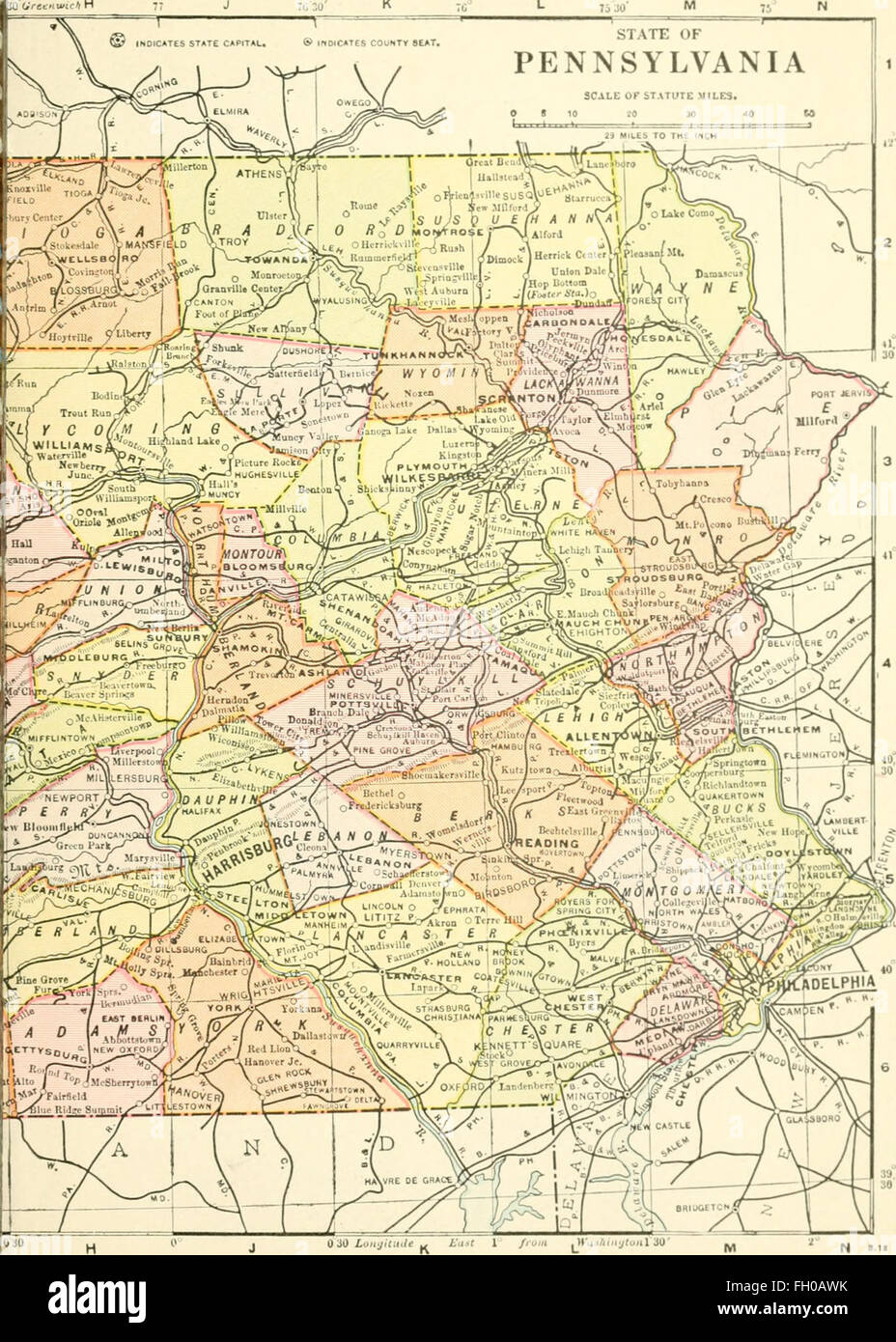 A history of Pennsylvania (1913 Stock Photo - Alamy