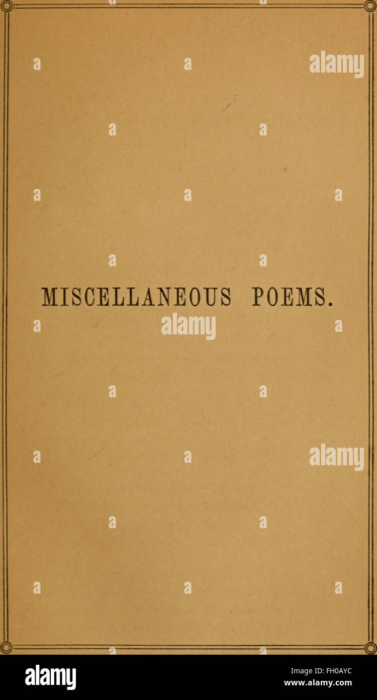 *Sacred and Miscellaneous Poems* (1848) is a collection of religious ...