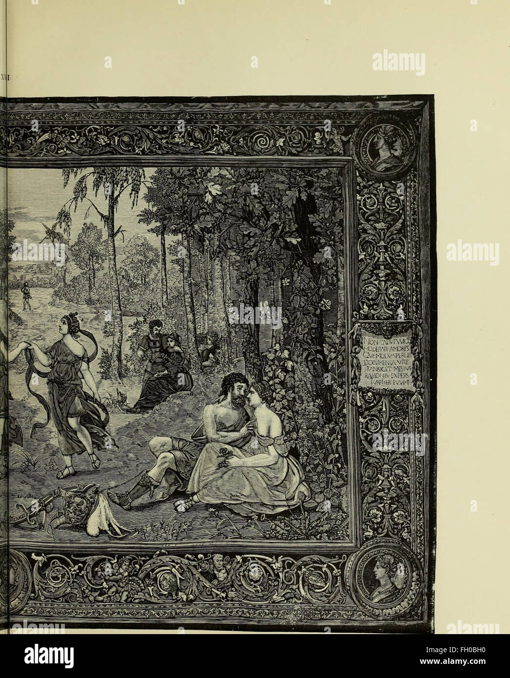 A collection of patterns for tapestries, embroidery, and lace ...