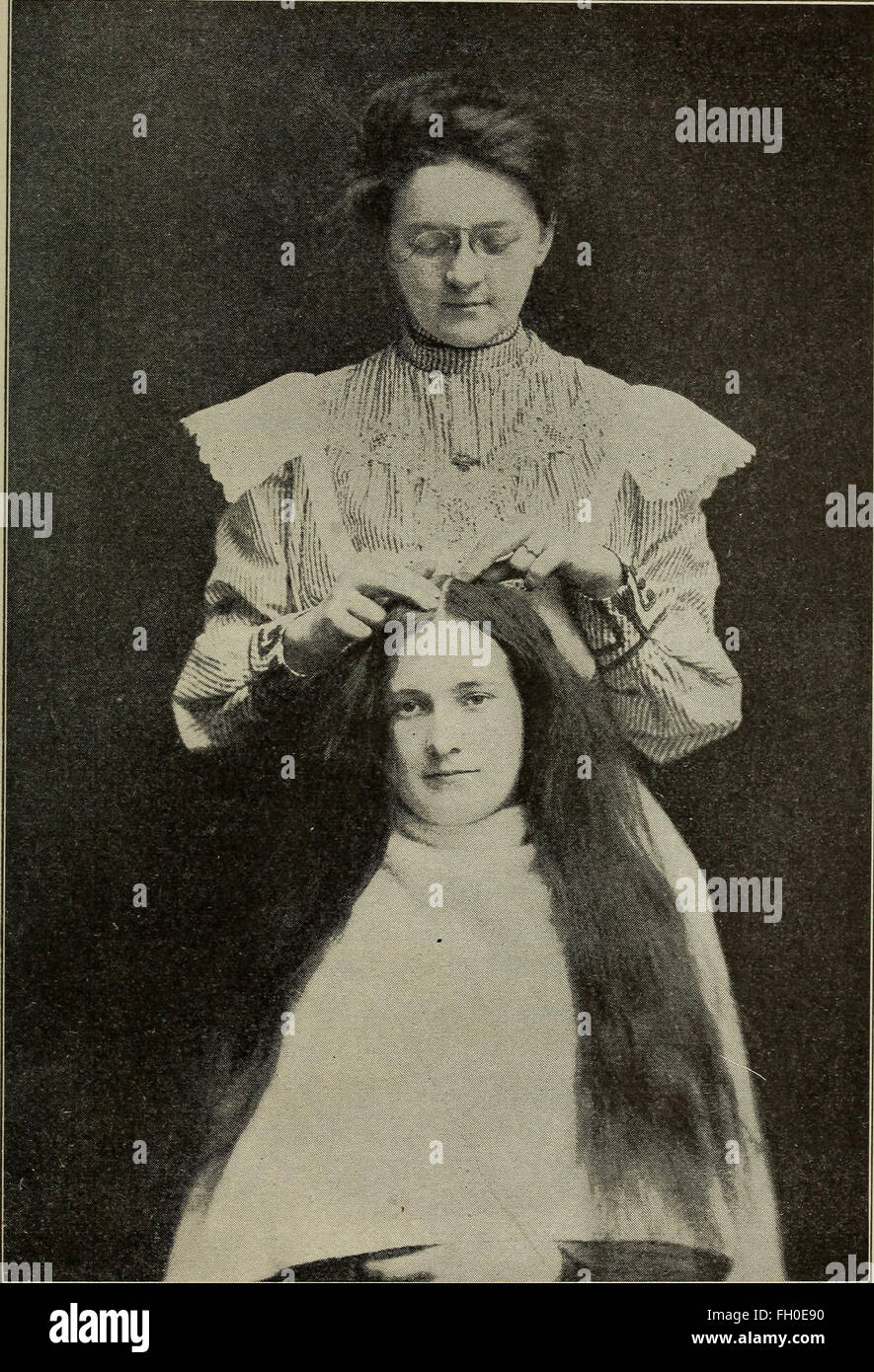 This 1904 book illustration from *The Skin, its Care and Treatment ...