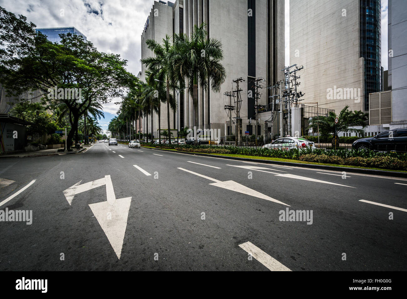 Makati avenue, manila hi-res stock photography and images - Alamy